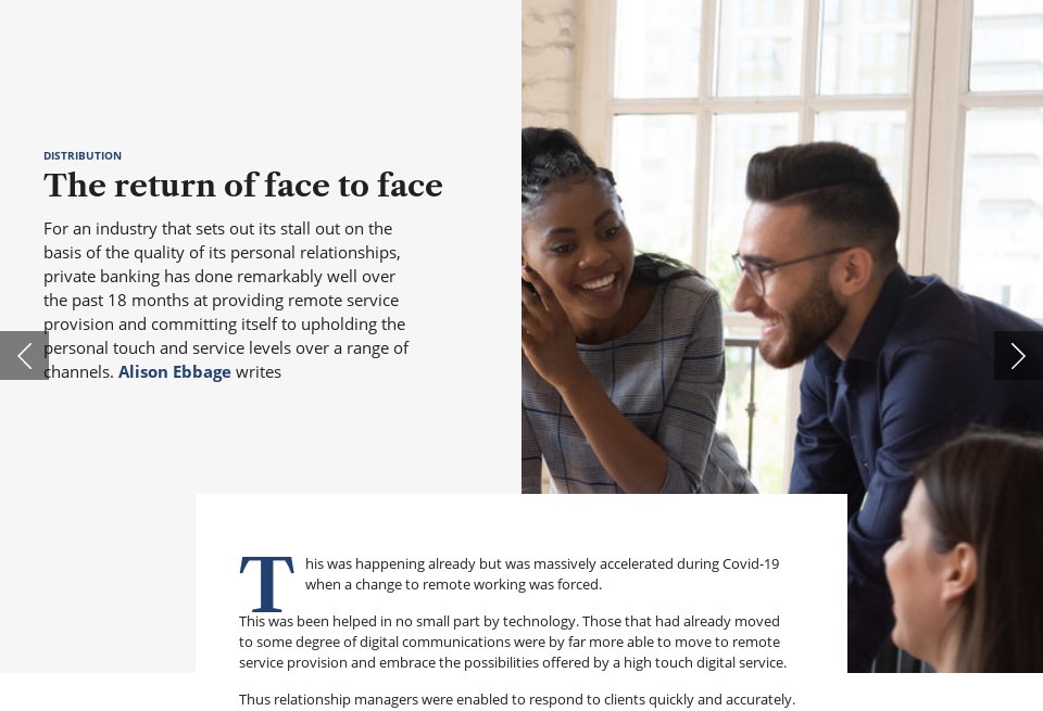 The return of face to face - PBI Subscriber edition | Issue 396 ...