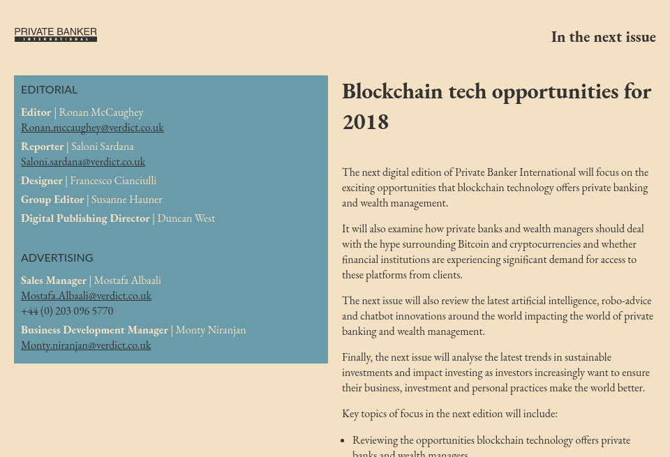 Home | MiFID II and GDPR dominate the regulatory radar in 2018 ...