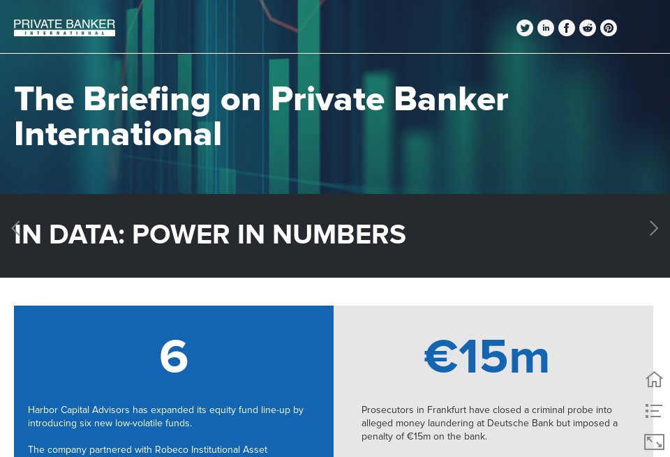 The Briefing on PBI - Private Banker International | Issue 12 ...