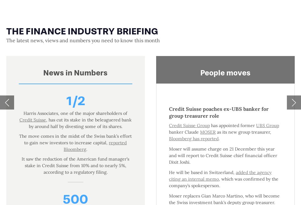 Finance industry briefing - Private Banker International | Issue 29 ...