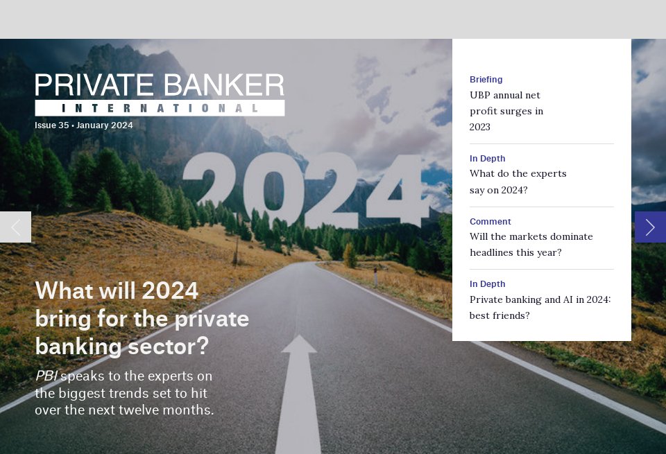 Home | What will 2024 bring for the private banking sector? - Private ...