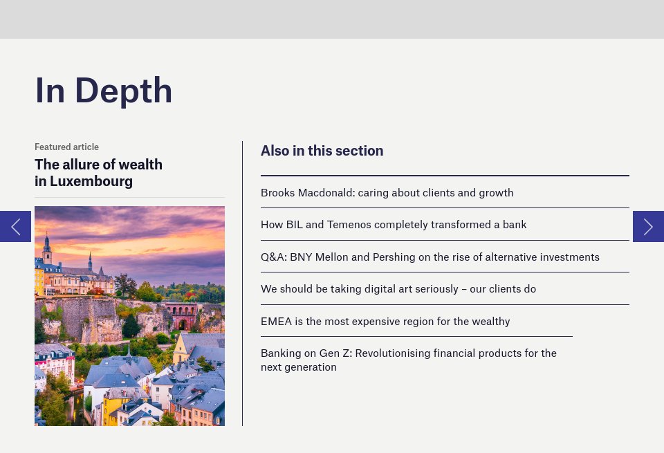 In Depth - Private Banker International | Issue 37 | July 2024