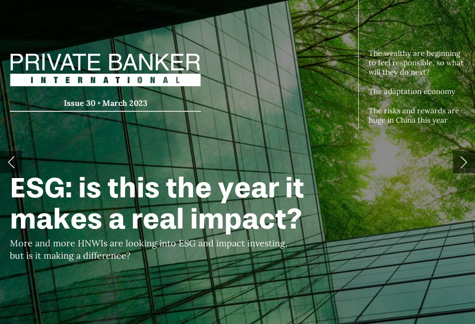 Industry news - Private Banker International | Issue 30 | March 2023