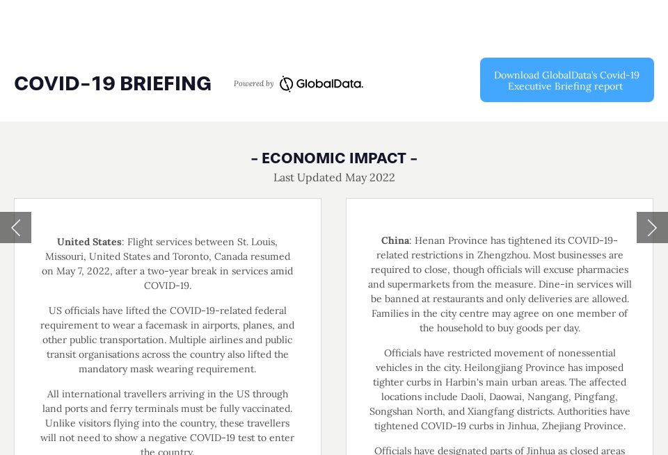 Covid-19 executive briefing by GlobalData - Private Banker ...