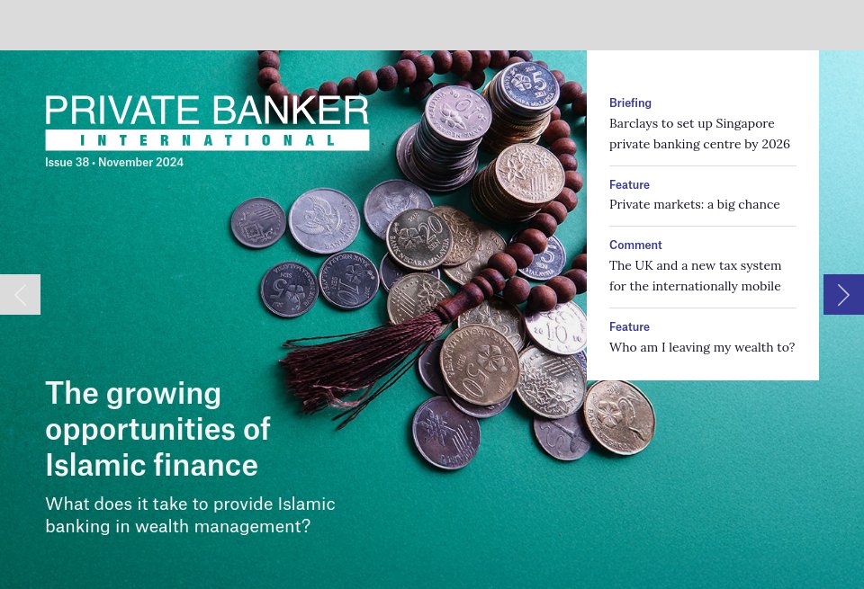 Latest News - Private Banker International | Issue 38 | November 2024
