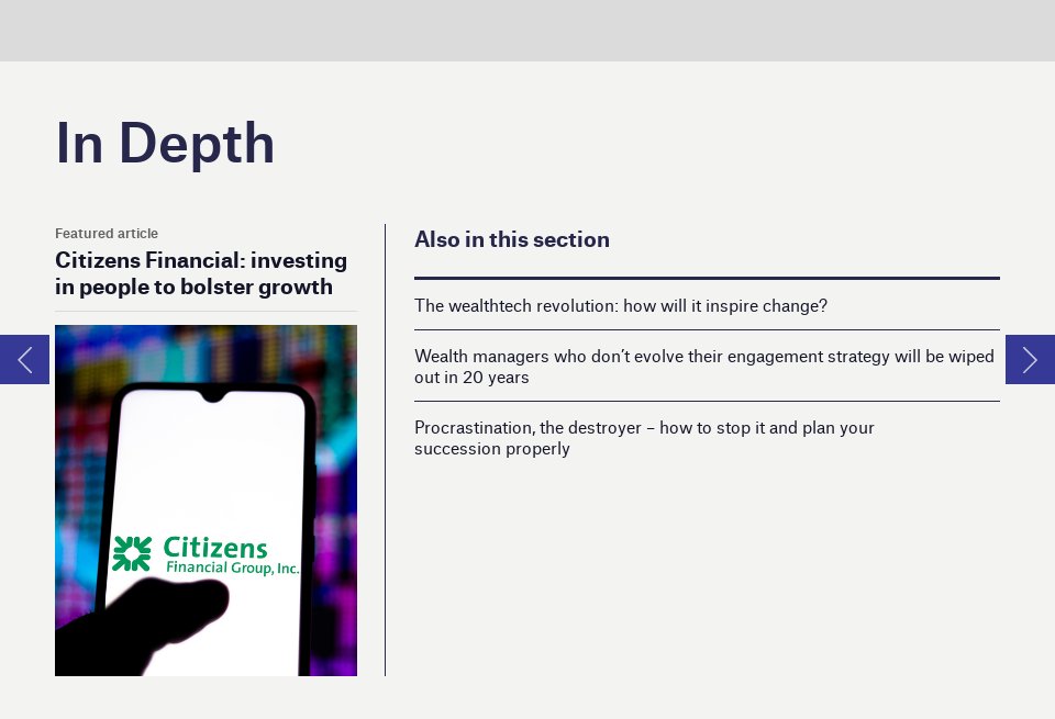 In Depth - Private Banker International | Issue 33 | September 2023