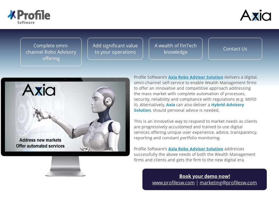 Profile Software - Private Banker International | Issue 6 | June 2018